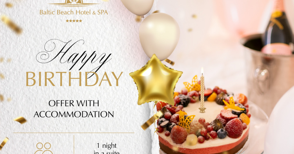 Happy Birthday/ offer with accommodation
